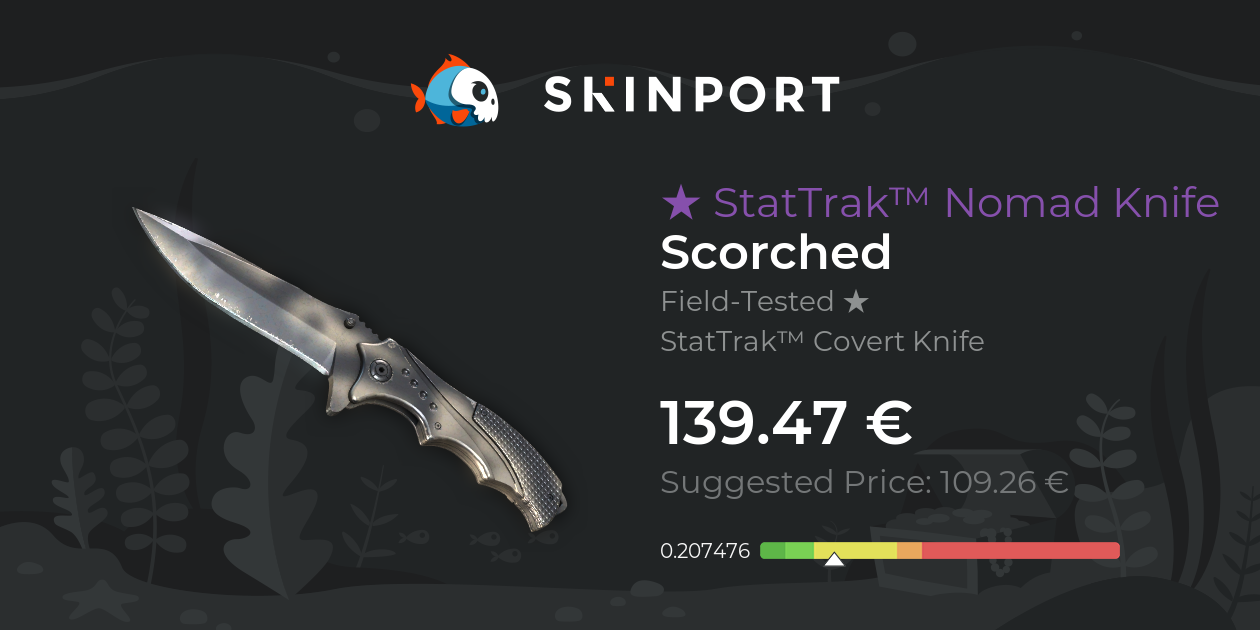 StatTrak™ Nomad Knife | Scorched (Field-Tested) - Counter-Strike 2 ...