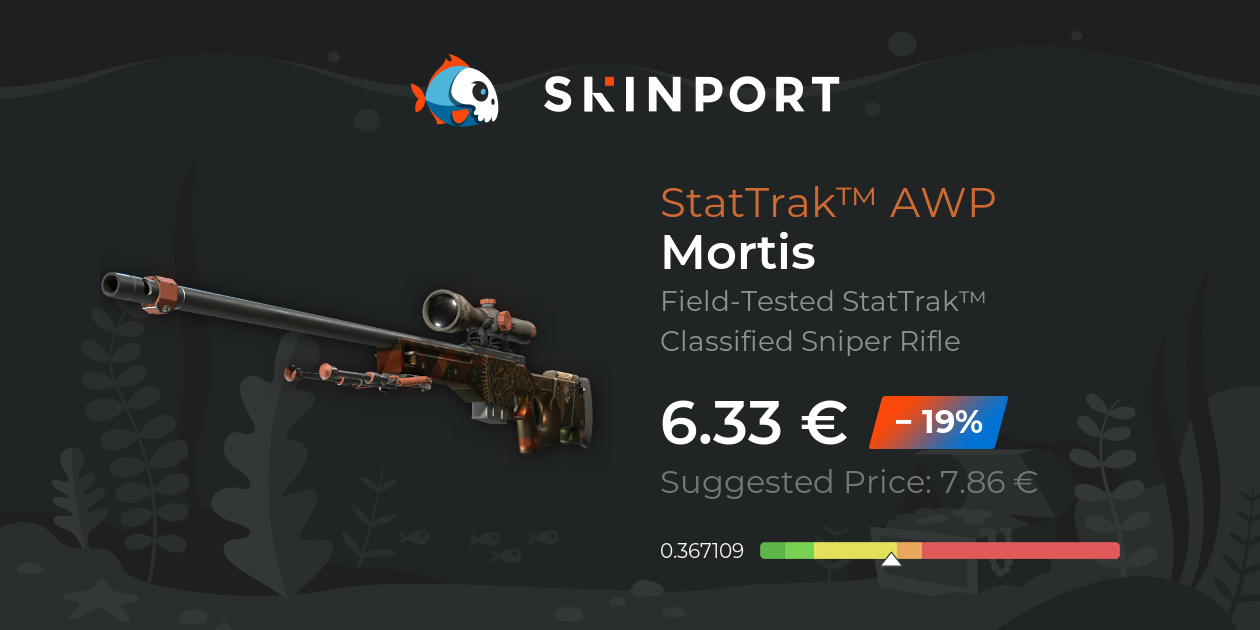 StatTrak™ AWP | Mortis (Field-Tested) - Counter-Strike 2 - Skinport