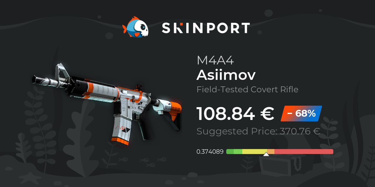 M4A4 | Asiimov (Field-Tested) - Counter-Strike 2 - Skinport