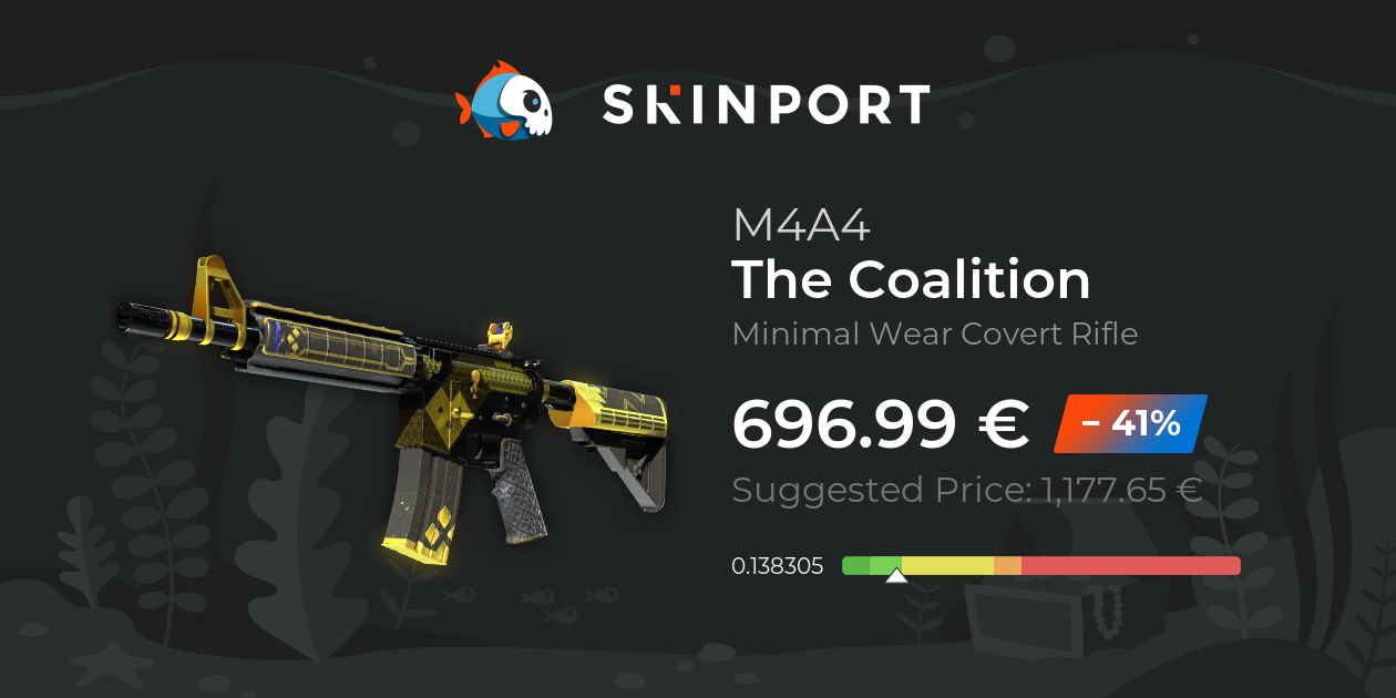 M4A4 | The Coalition (Minimal Wear) - Counter-Strike 2 - Skinport