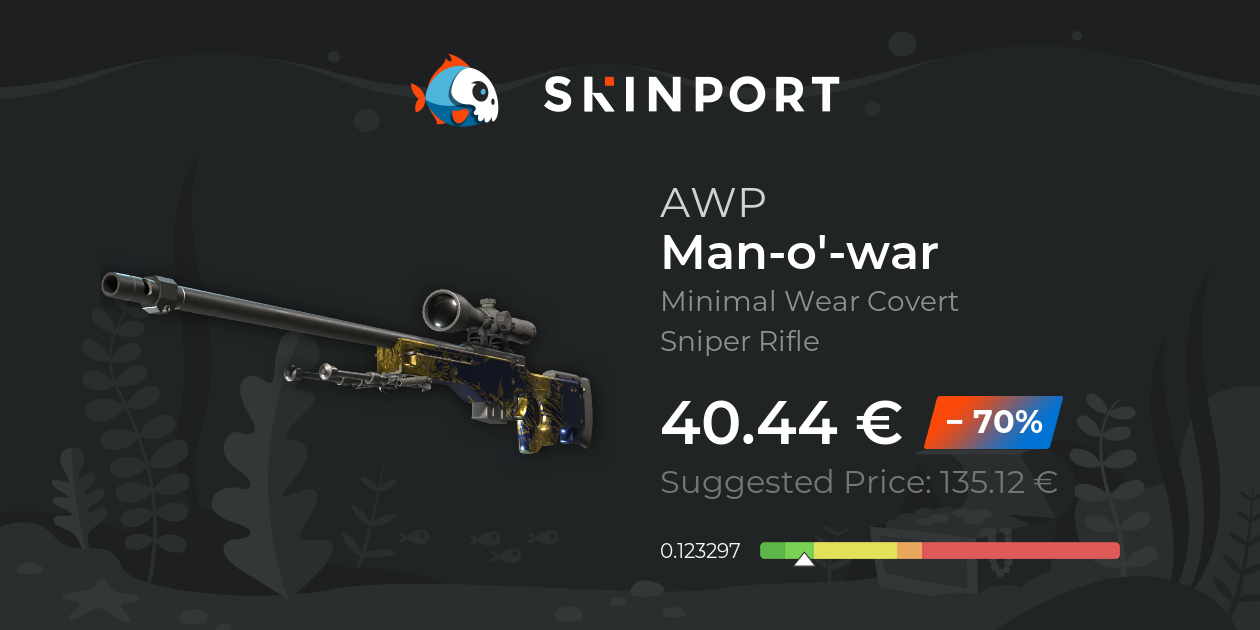 AWP | Man-o'-war (Minimal Wear) - Counter-Strike 2 - Skinport