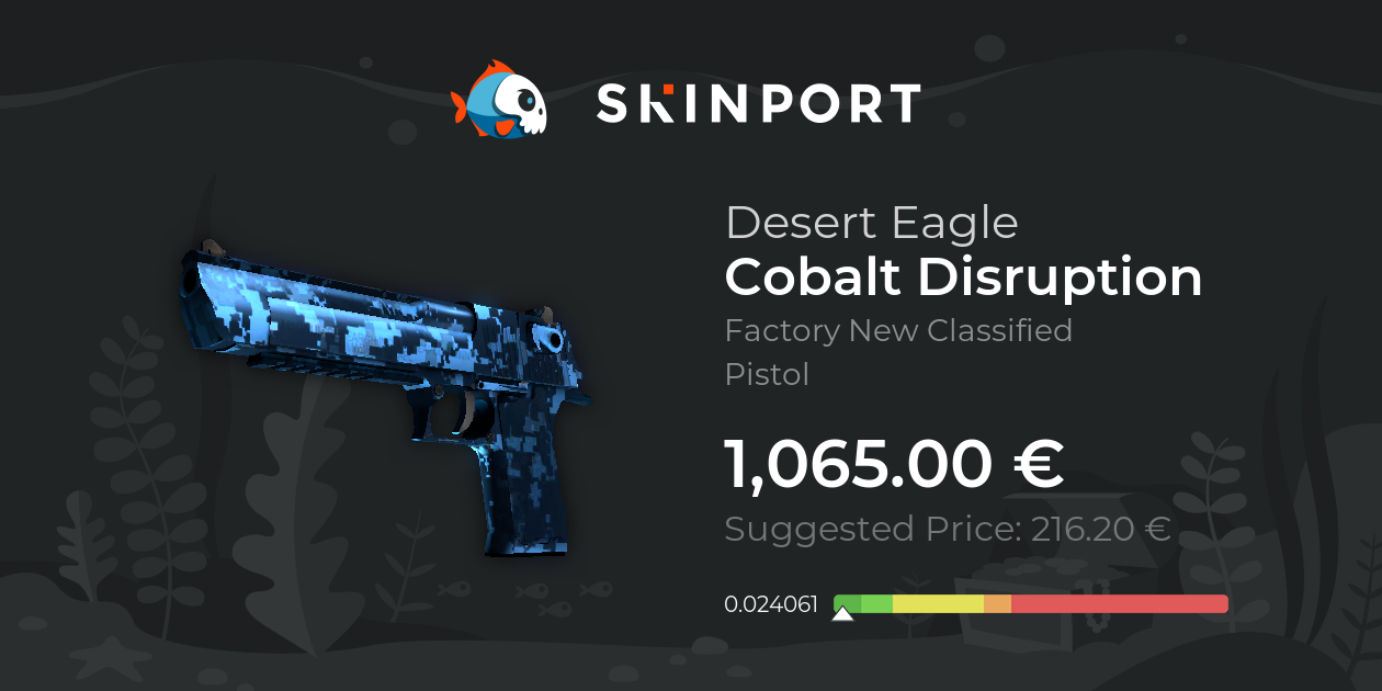 Desert Eagle | Cobalt Disruption (Factory New) - Counter-Strike 2 ...