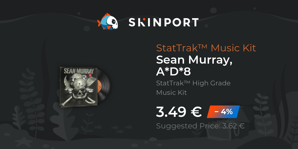 StatTrak™ Music Kit | Sean Murray, A*D*8 - Counter-Strike 2 - Skinport