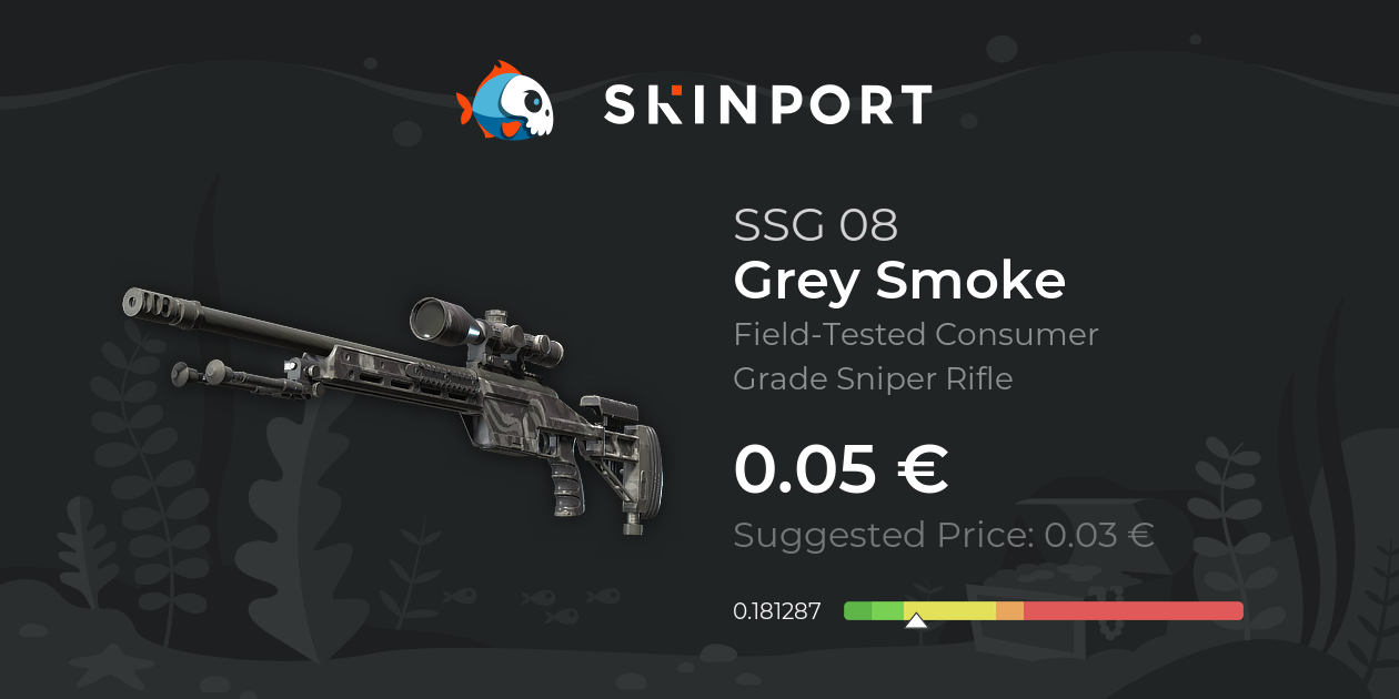 SSG 08 | Grey Smoke (Field-Tested) - Counter-Strike 2 - Skinport