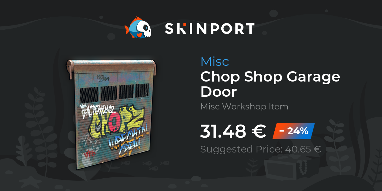 Chop Shop Garage Door - Rust - Skinport