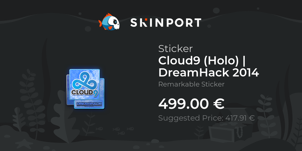 Sticker | Cloud9 (Holo) | DreamHack 2014 - Counter-Strike 2 - Skinport