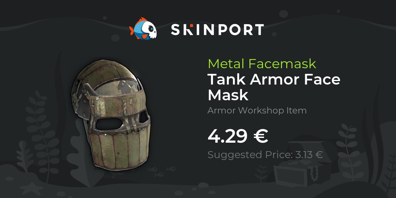 Tank Armor Face Mask - Rust - Skinport