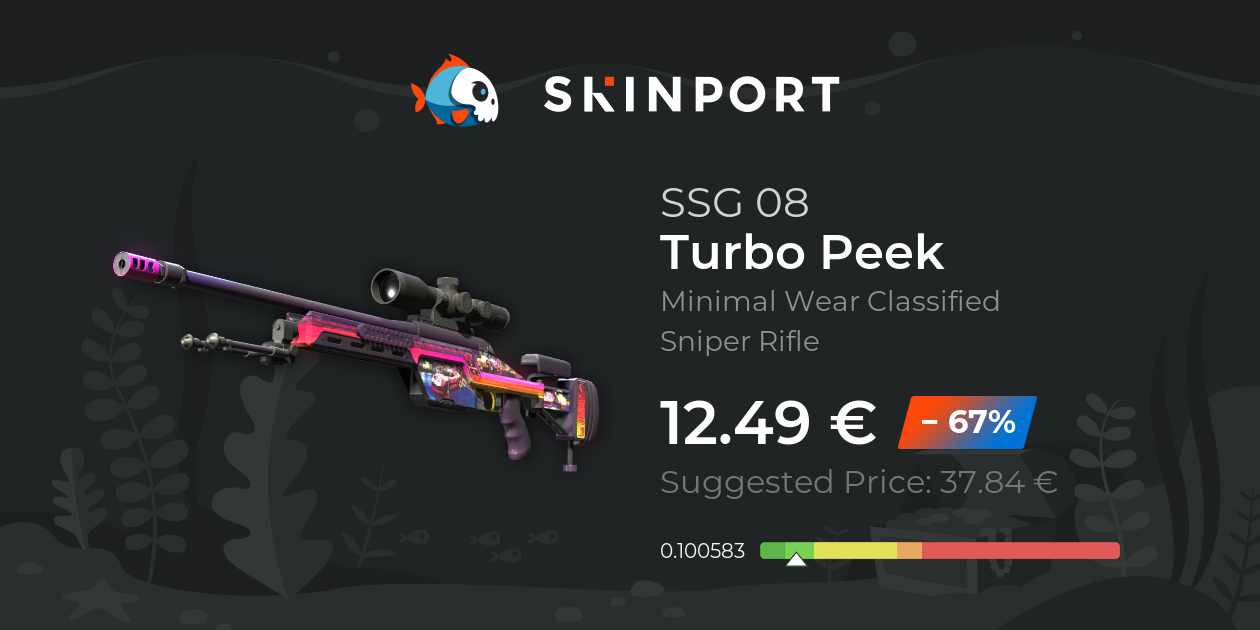 SSG 08 | Turbo Peek (Minimal Wear) - Counter-Strike 2 - Skinport