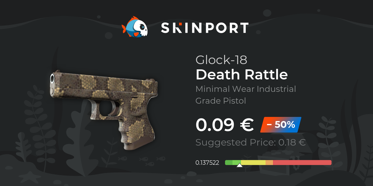 Glock-18 | Death Rattle (Minimal Wear) - Counter-Strike 2 - Skinport