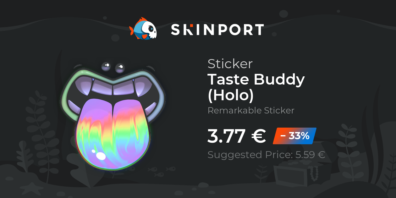 Sticker | Taste Buddy (Holo) - Counter-Strike 2 - Skinport