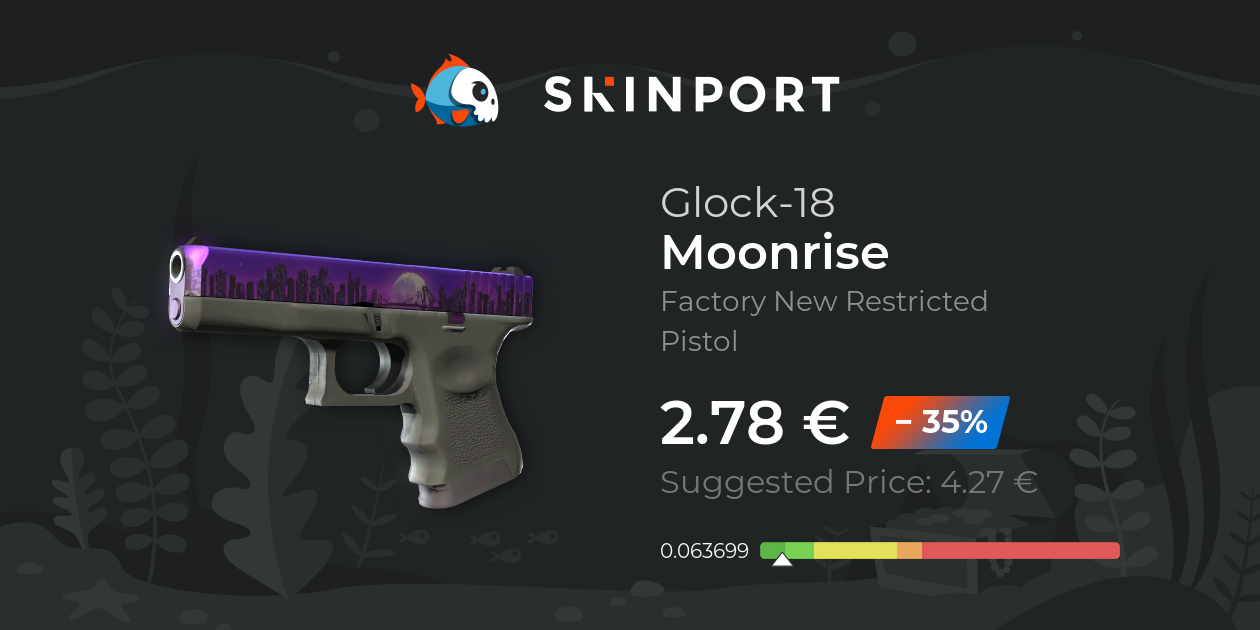 Glock-18 | Moonrise (Factory New) - Counter-Strike 2 - Skinport