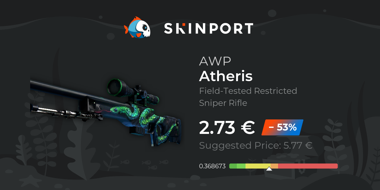 AWP | Atheris (Field-Tested) - CS:GO - Skinport