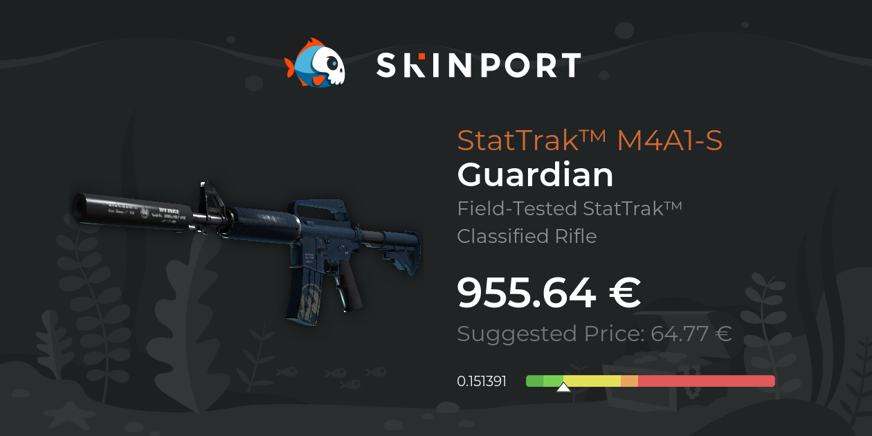 StatTrak™ M4A1-S | Guardian (Field-Tested) - CS2 - Skinport