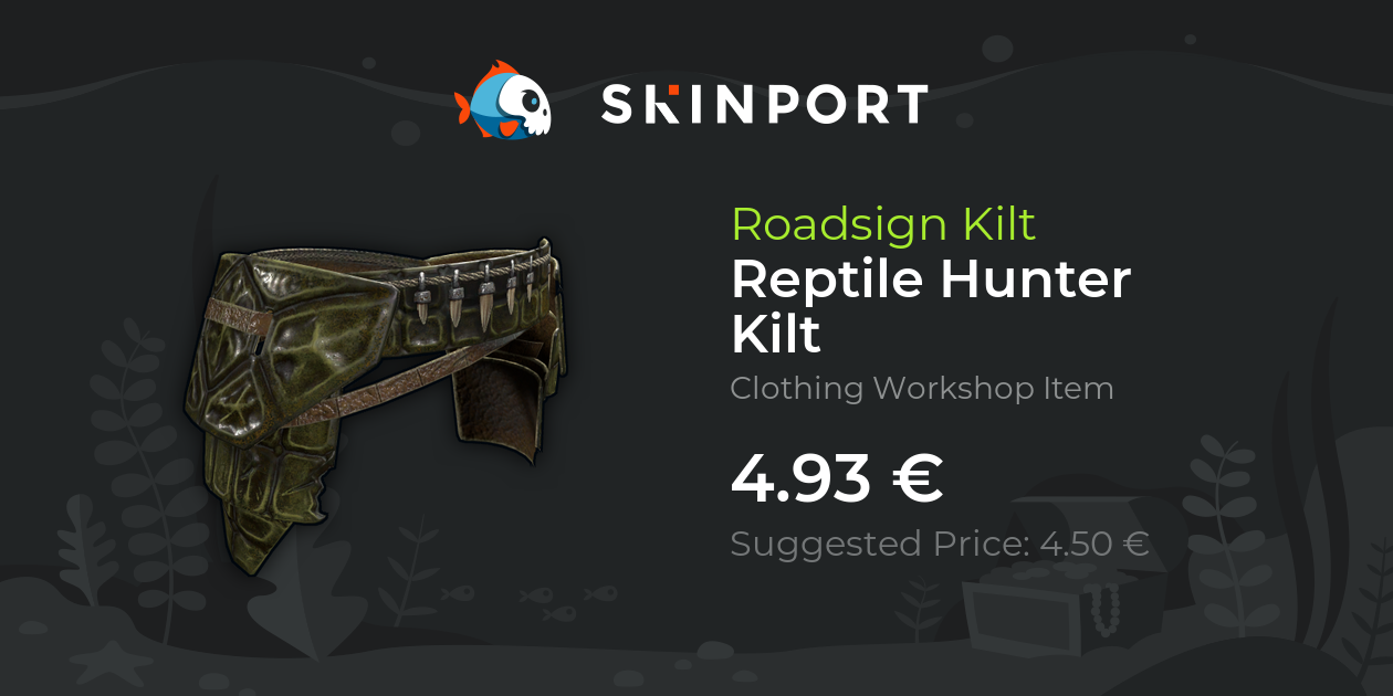 Reptile Hunter Kilt - Rust - Skinport