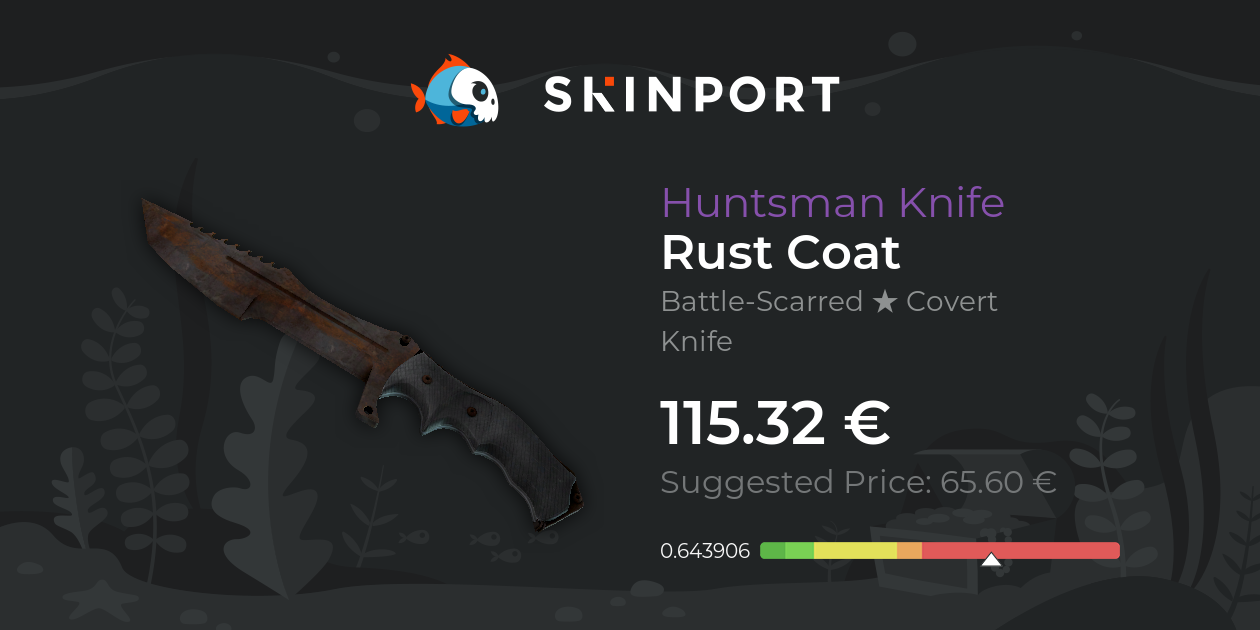 Huntsman Knife | Rust Coat (Battle-Scarred) - Counter-Strike 2 - Skinport