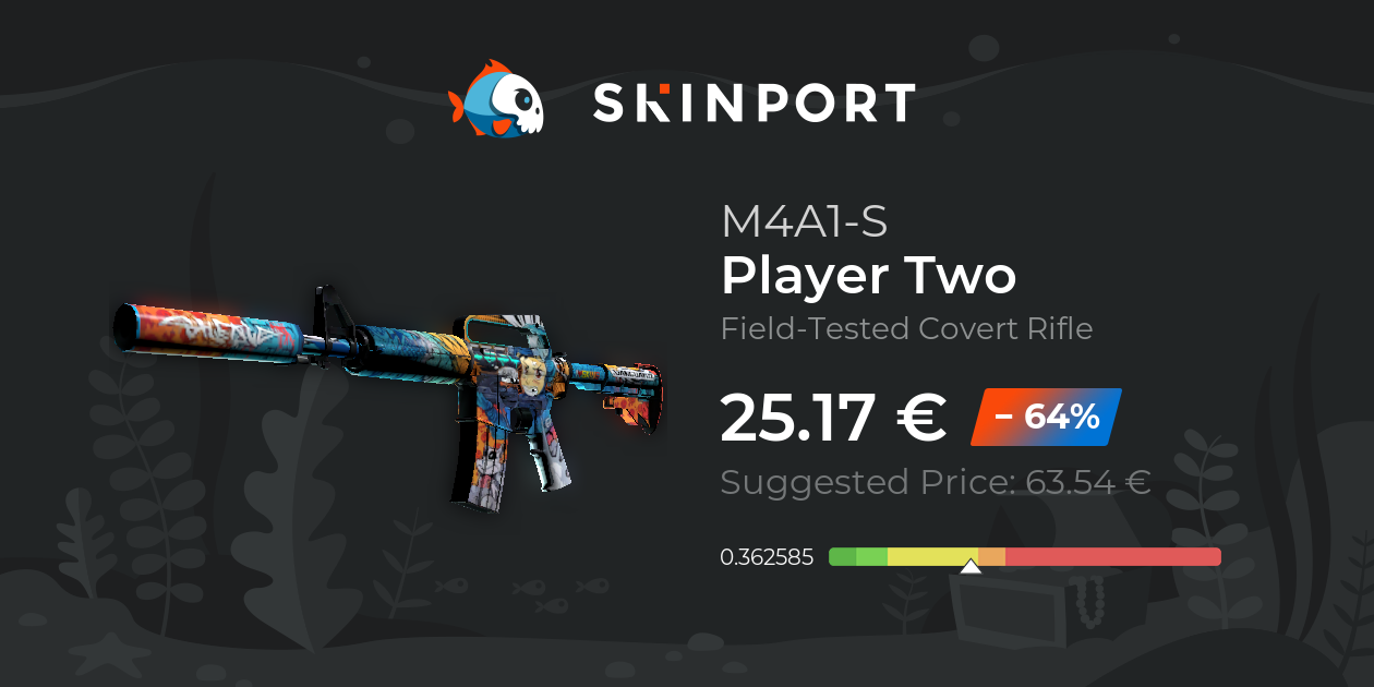 M4A1-S | Player Two (Field-Tested) - Counter-Strike 2 - Skinport