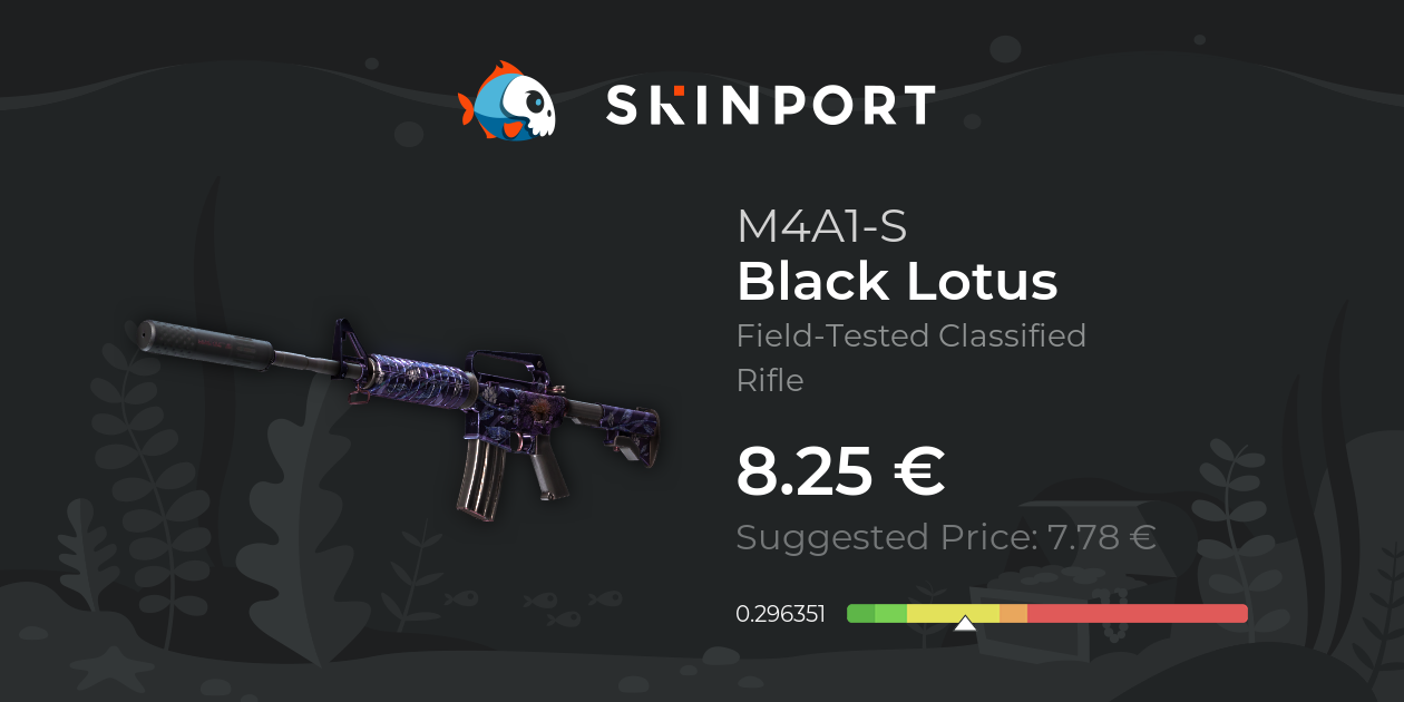 M4A1-S | Black Lotus (Field-Tested) - Counter-Strike 2 - Skinport