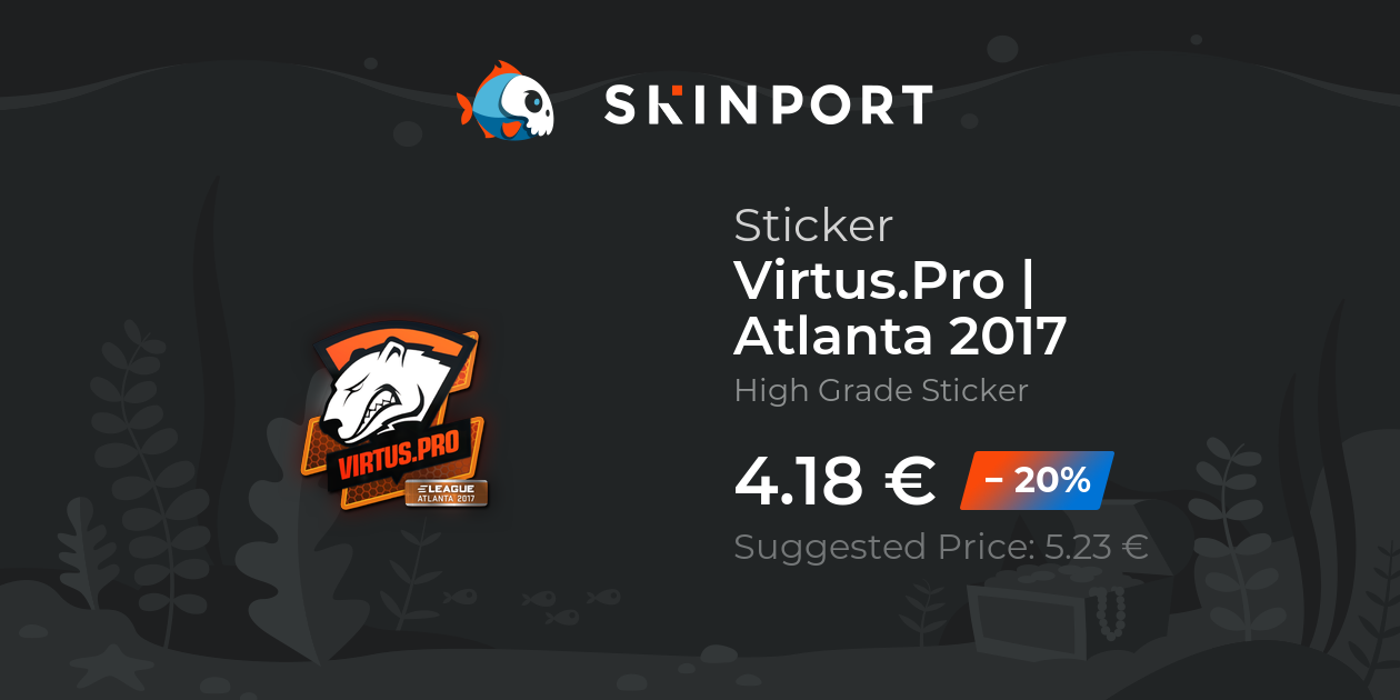 Sticker | Virtus.Pro | Atlanta 2017 - Counter-Strike 2 - Skinport