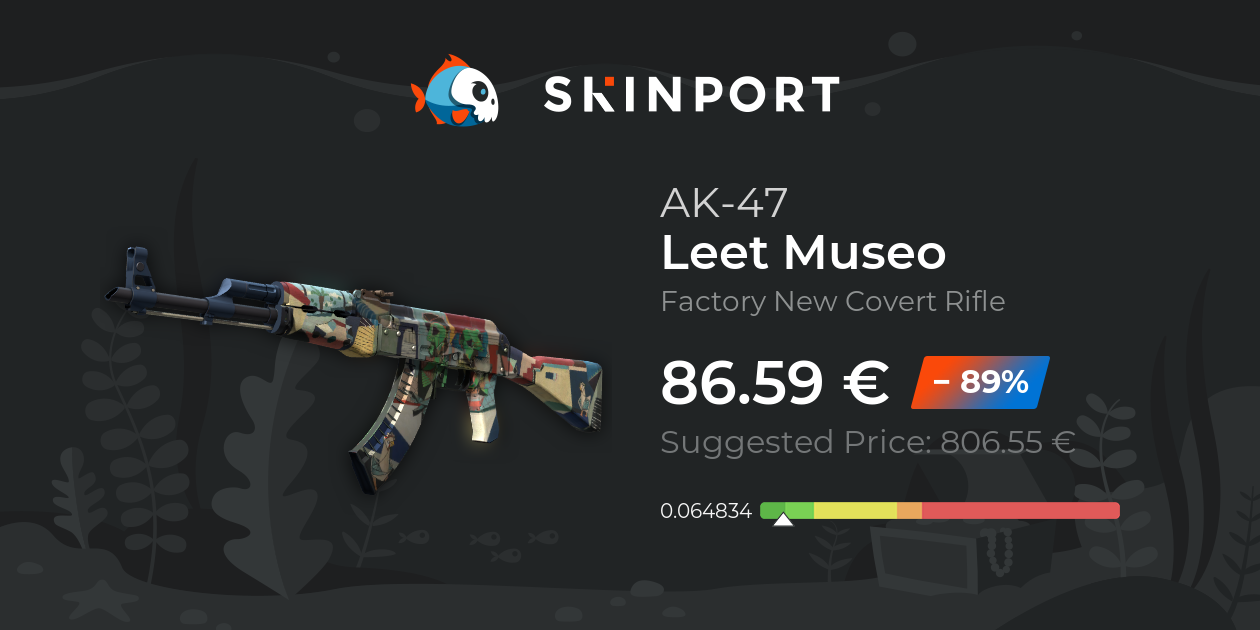 AK-47 | Leet Museo (Factory New) - Counter-Strike 2 - Skinport
