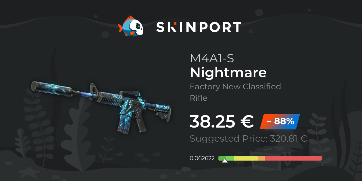 M4A1-S | Nightmare (Factory New) - Counter-Strike 2 - Skinport