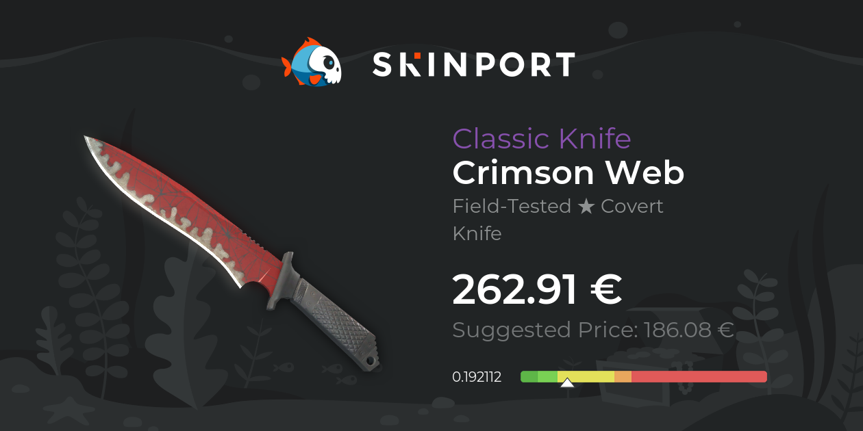 Classic Knife | Crimson Web (Field-Tested) - Counter-Strike 2 - Skinport