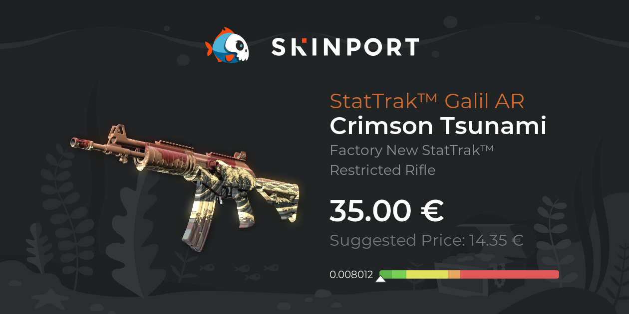 Galil AR StatTrak™ | Tsunami carmesí (Recién fabricado) - Counter ...