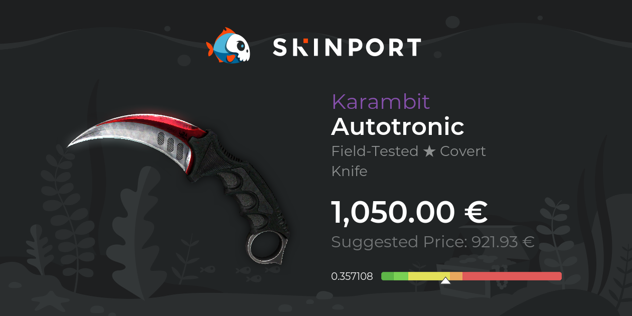 Karambit | Autotronic (Field-Tested) - Counter-Strike 2 - Skinport