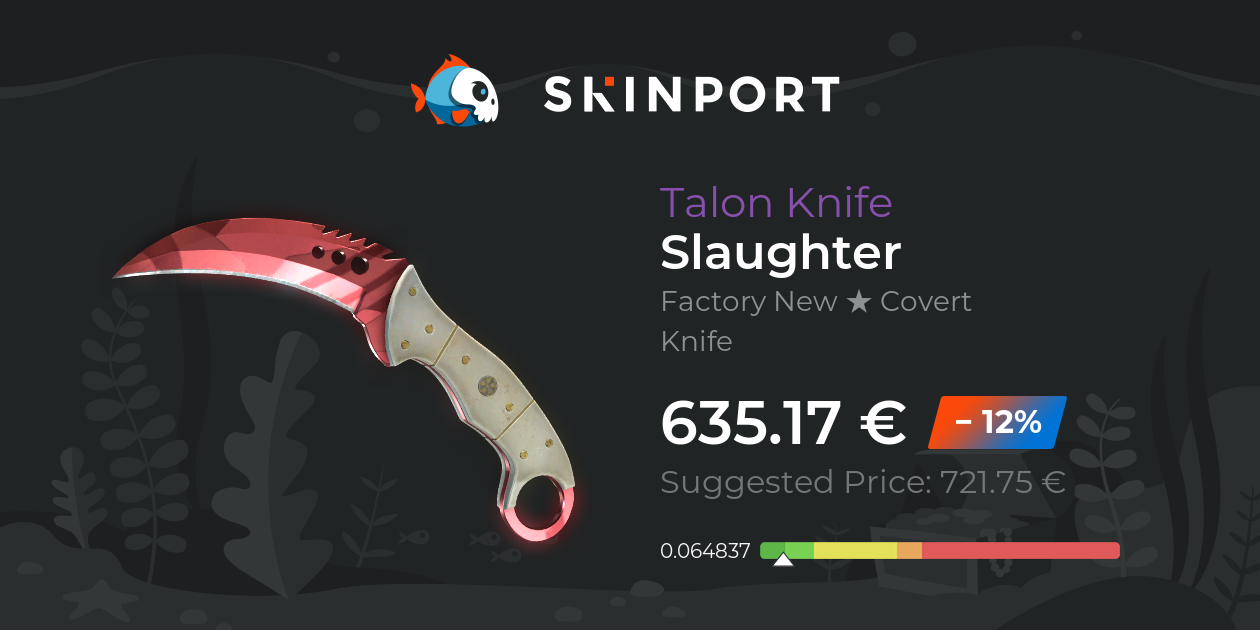 Talon Knife | Slaughter (Factory New) - Counter-Strike 2 - Skinport