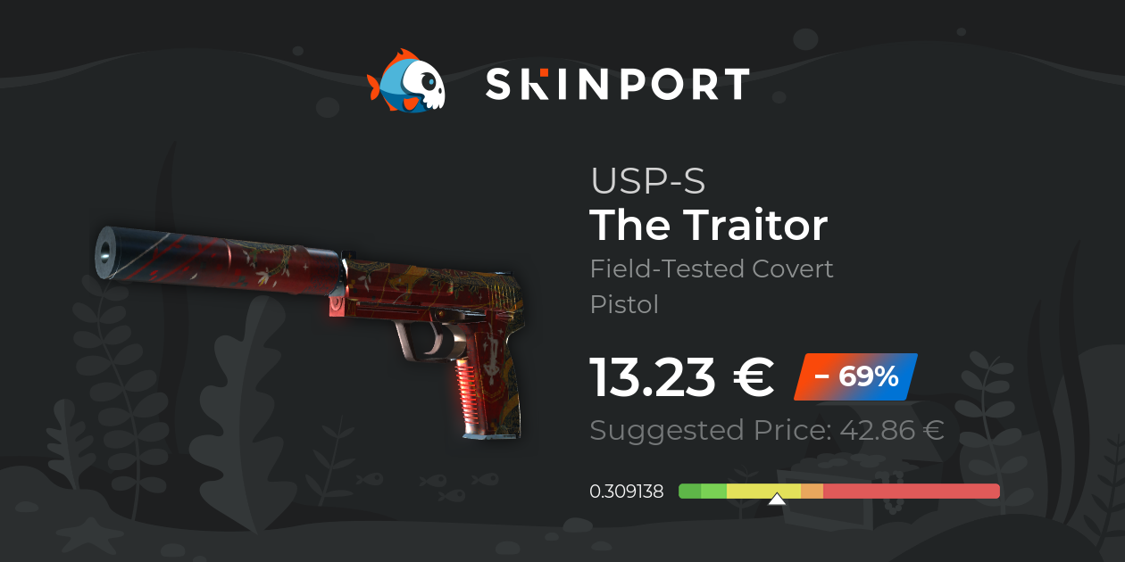 USP-S | The Traitor (Field-Tested) - Counter-Strike 2 - Skinport