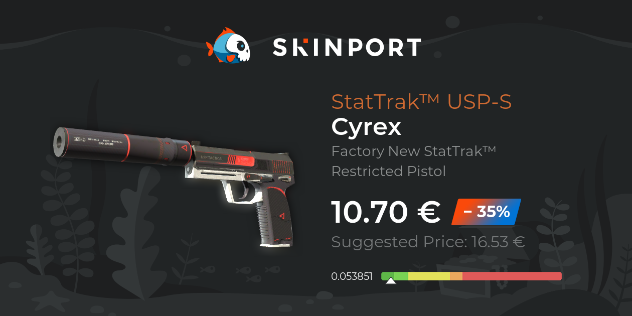 StatTrak™ USP-S | Cyrex (Factory New) - Counter-Strike 2 - Skinport