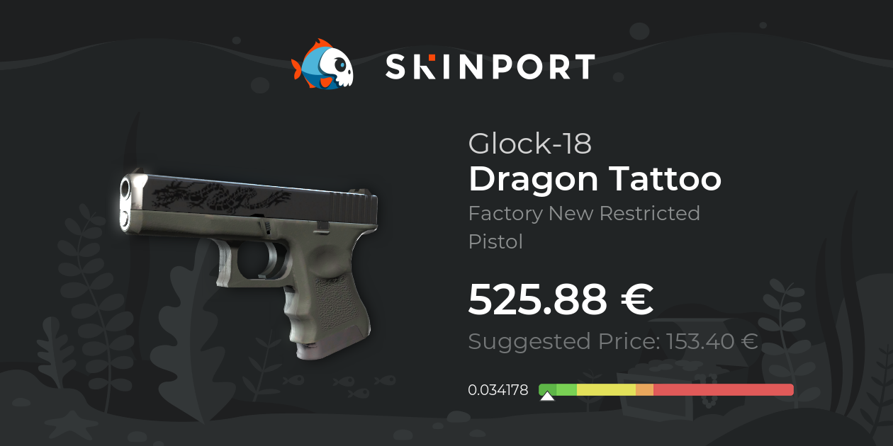 Glock-18 | Dragon Tattoo (Factory New) - Counter-Strike 2 - Skinport