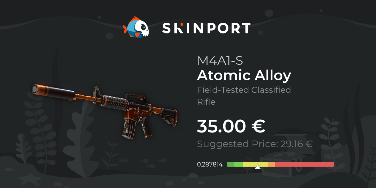 M4A1-S | Atomic Alloy (Field-Tested) - Counter-Strike 2 - Skinport