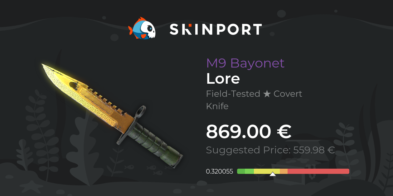 M9 Bayonet | Lore (Field-Tested) - Counter-Strike 2 - Skinport