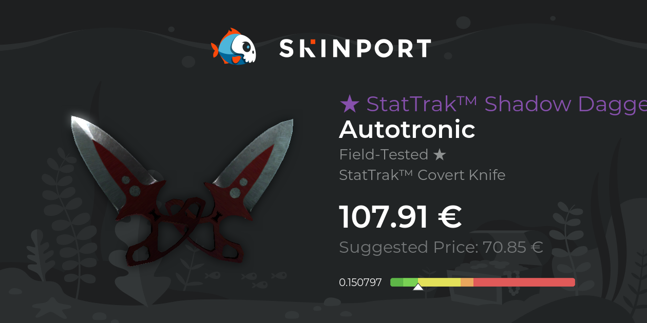 StatTrak™ Shadow Daggers | Autotronic (Field-Tested) - Counter-Strike 2 ...