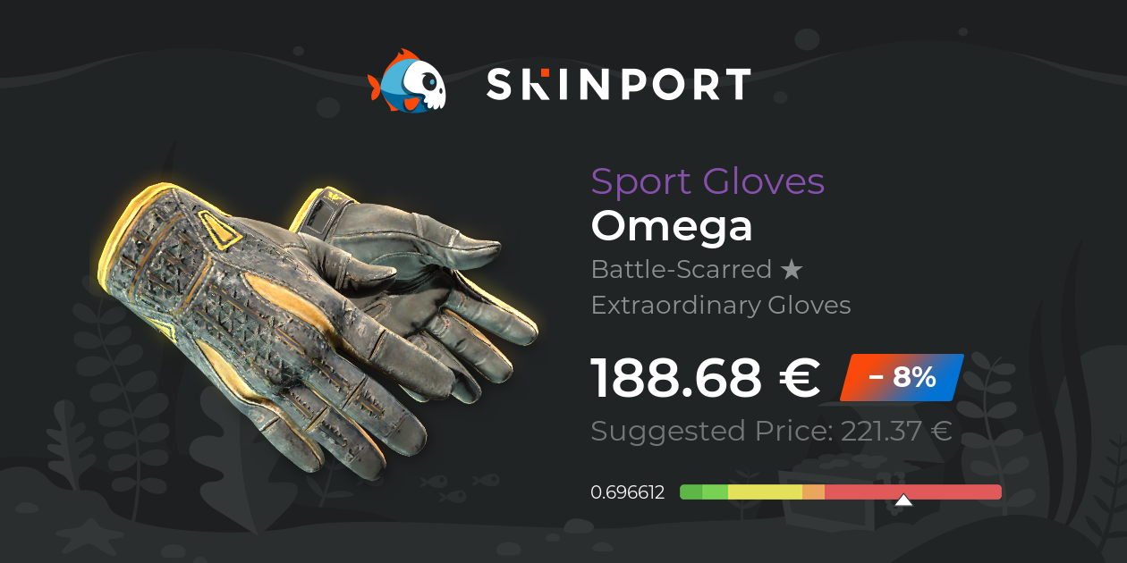 Sport Gloves | Omega (Battle-Scarred) - Counter-Strike 2 - Skinport