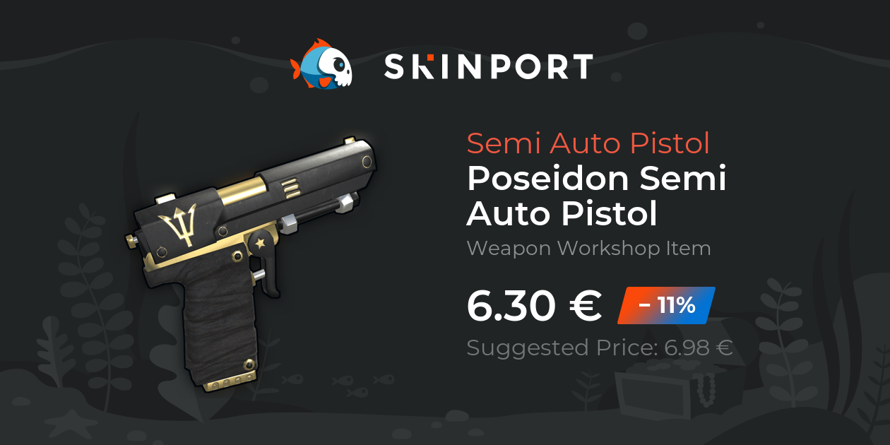 Poseidon Semi Auto Pistol - Rust - Skinport