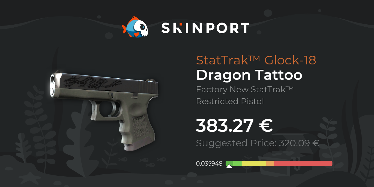 StatTrak™ Glock-18 | Dragon Tattoo (Factory New) - Counter-Strike 2 ...