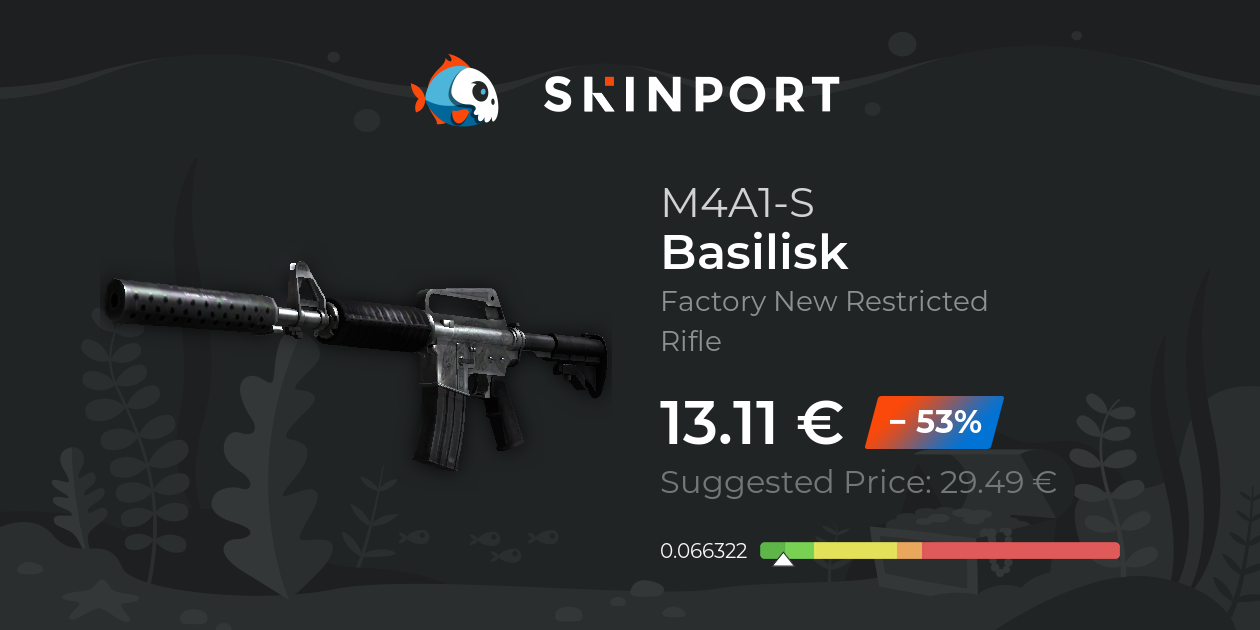 M4A1-S | Basilisk (Factory New) - CS2 - Skinport