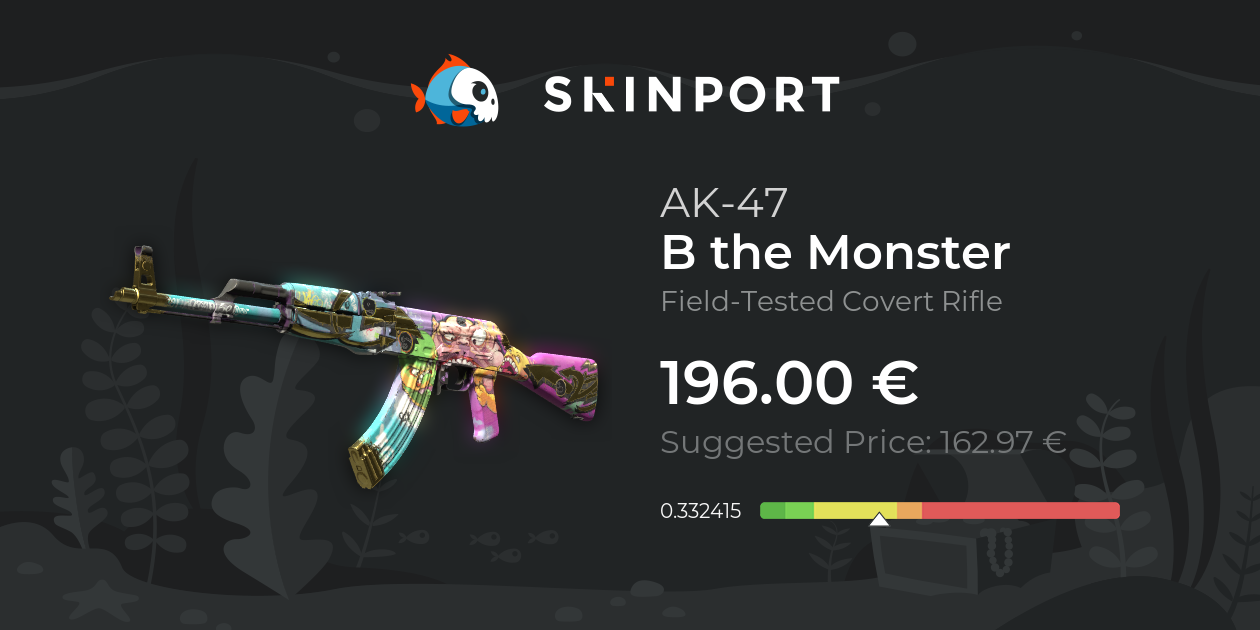 AK-47 | B the Monster (Field-Tested) - Counter-Strike 2 - Skinport