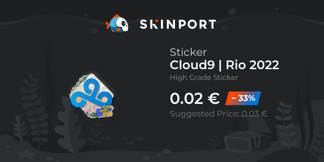 Sticker | Cloud9 | Rio 2022 - Counter-Strike 2 - Skinport