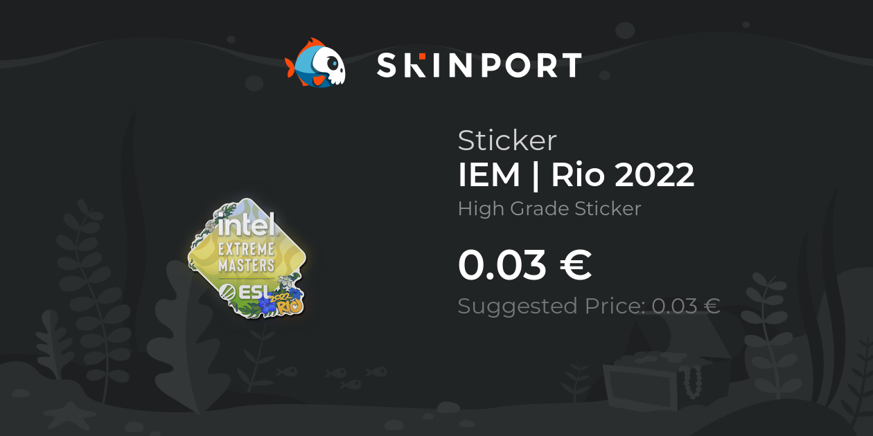 Sticker | IEM | Rio 2022 - Counter-Strike 2 - Skinport