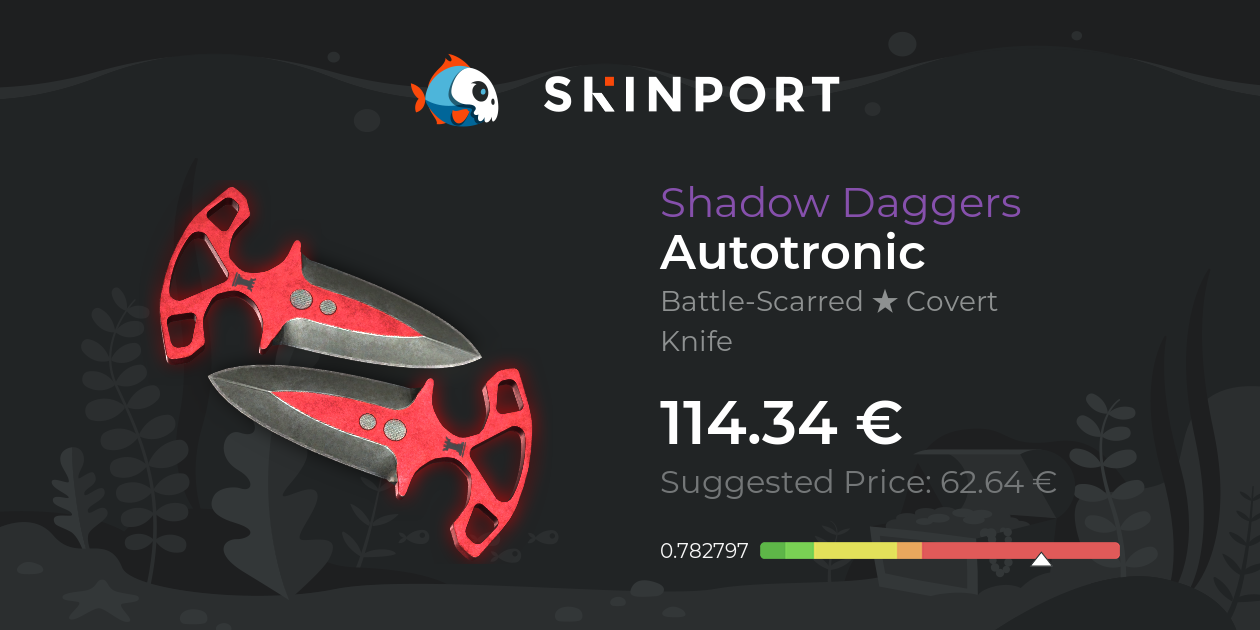 Shadow Daggers | Autotronic (Battle-Scarred) - Counter-Strike 2 - Skinport
