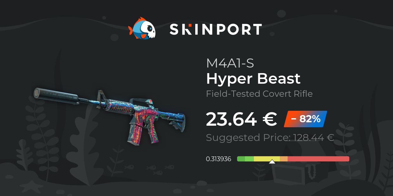 M4A1-S | Hyper Beast (Field-Tested) - Counter-Strike 2 - Skinport
