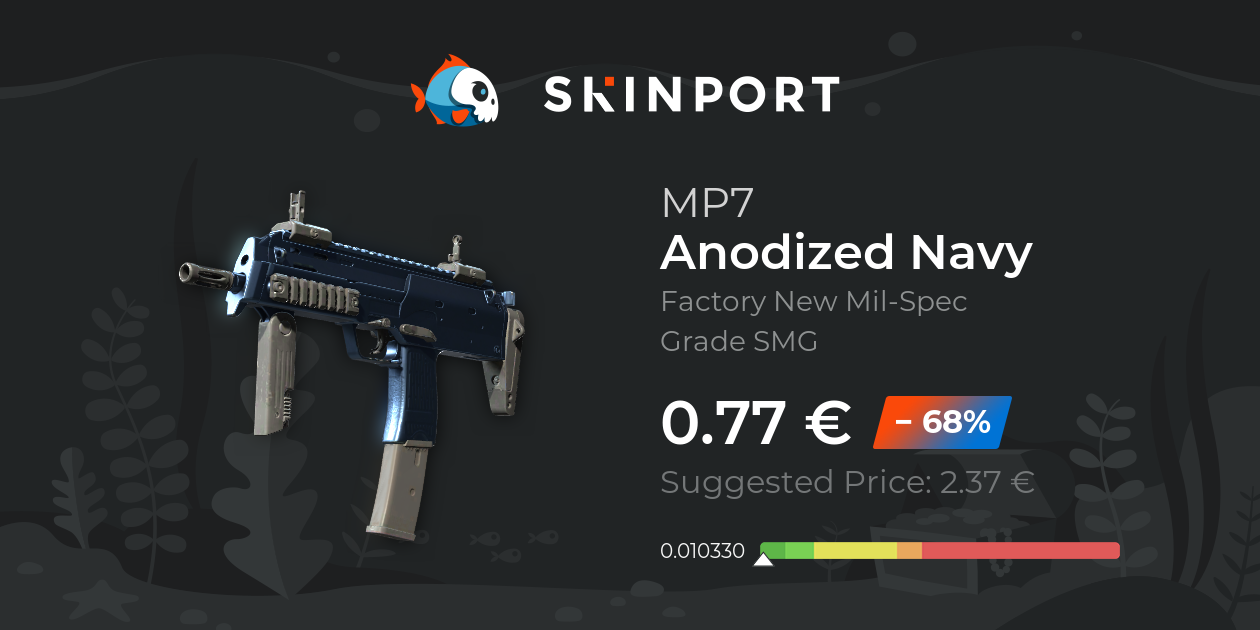 MP7 | Anodized Navy (Factory New) - Counter-Strike 2 - Skinport