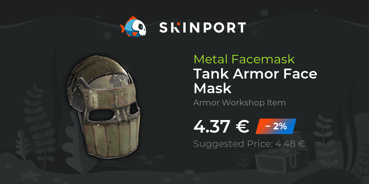 Tank Armor Face Mask - Rust - Skinport