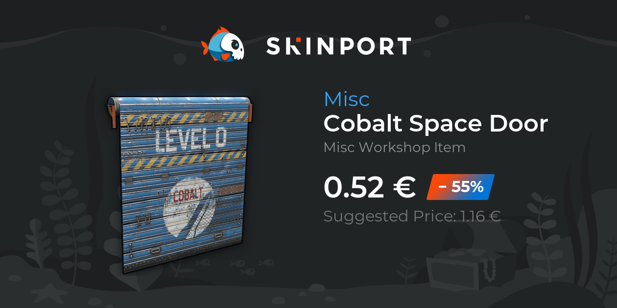 Cobalt Space Door - Rust - Skinport