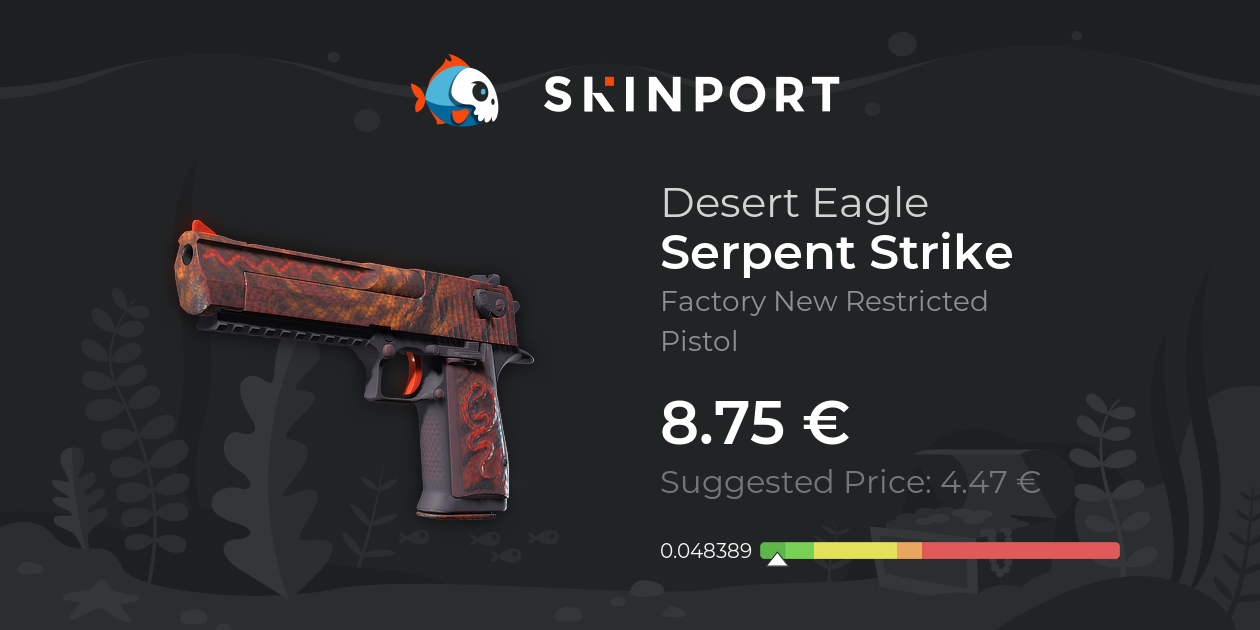 Desert Eagle | Serpent Strike (Factory New) - Counter-Strike 2 - Skinport