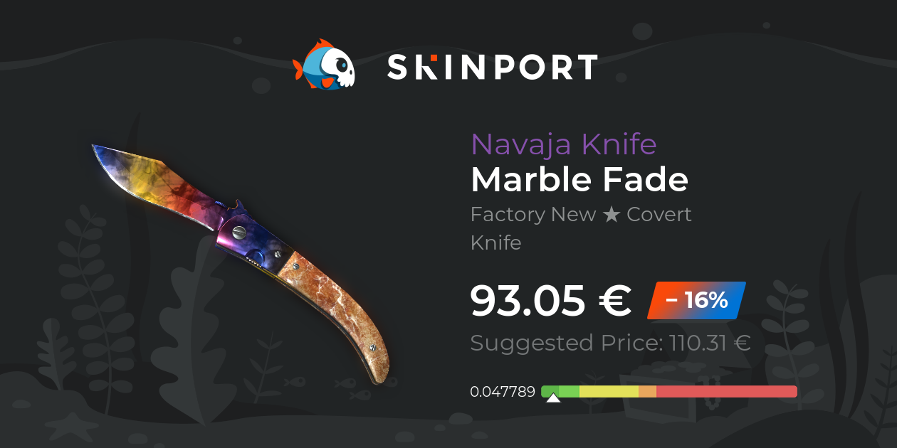 Navaja Knife | Marble Fade (Factory New) - Counter-Strike 2 - Skinport