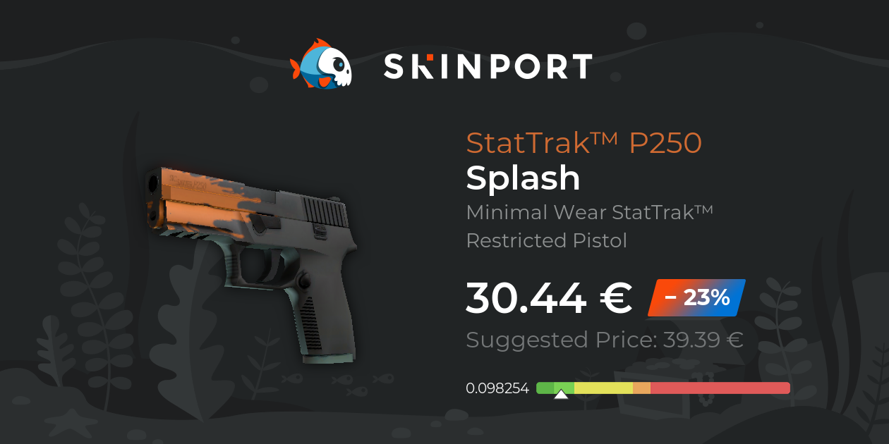 StatTrak™ P250 | Splash (Minimal Wear) - Counter-Strike 2 - Skinport
