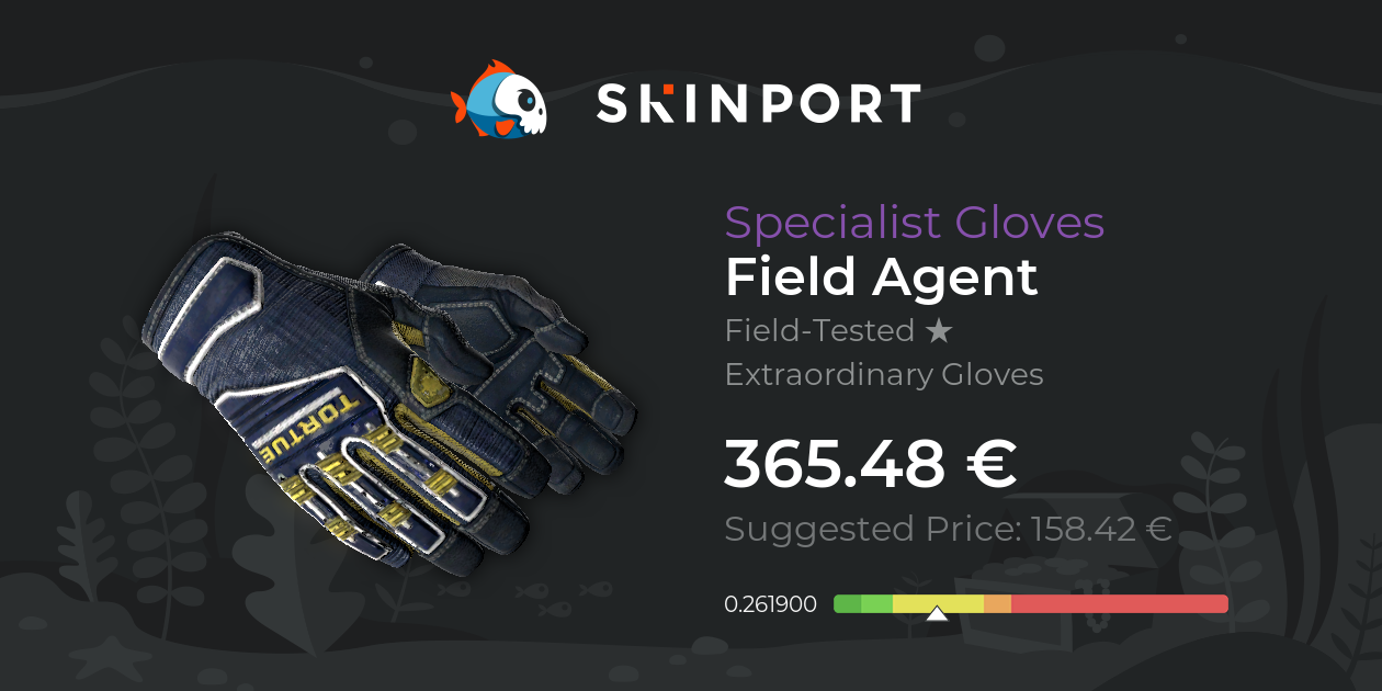 Specialist Gloves | Field Agent (Field-Tested) - Counter-Strike 2 ...
